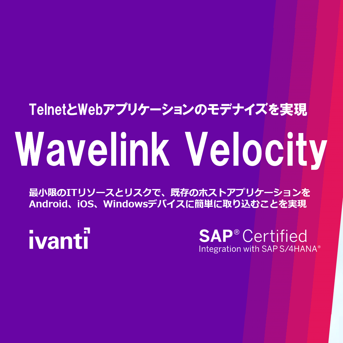 『Wavelink Velocity』を更新しました! ~TelnetとWebアプリケーションのモデナイズを実現~ | ヒット株式会社 『Wavelink Velocity』を更新しました! ~TelnetとWebアプリケーションのモデナイズを実現~ | ヒット株式会社
